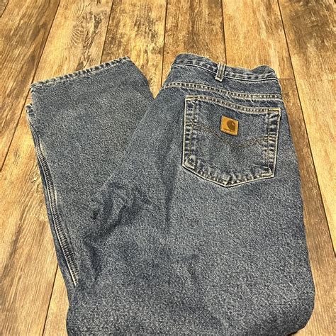 Carhartt Fleece Lined Jeans Depop