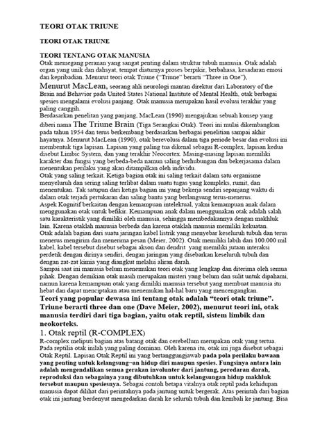 Teori Otak Triune Pdf