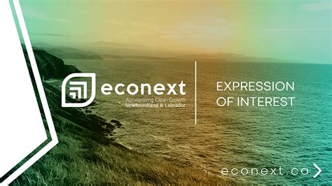 econext seeking Expressions of Interest from businesses in NL with ...