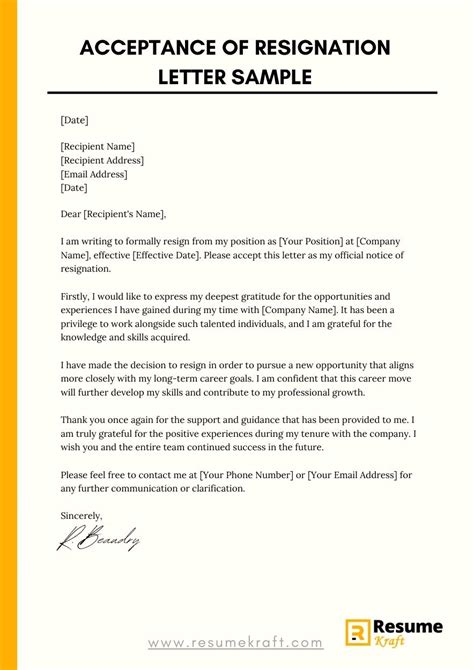 Voluntary Resignation Letter With Samples In 2025 Resumekraft