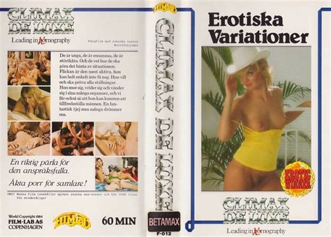 My Collection Vhs Imported Climax De Luxe Erotska Variatiner Porn Pic