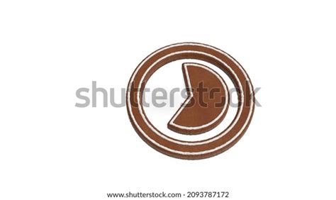 3d Rendering Gingerbread Cookie Shape Symbol Stock Illustration 2093787172 Shutterstock