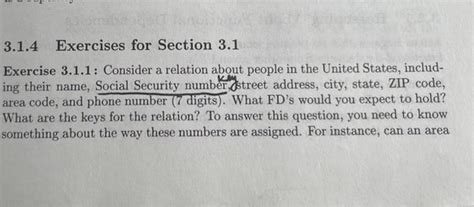 Solved 3 1 4 Exercises For Section 3 1 Exercise 3 1 1 Chegg Com