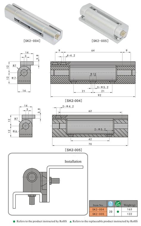China Electrical Cabinet Exposed Pin Hinge Suppliers Manufacturers
