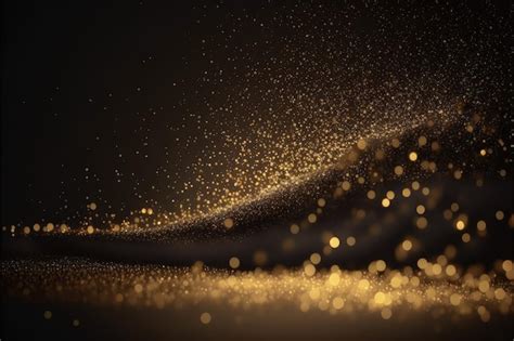 premium ai image glistening stardust particle wallpaper for a magical