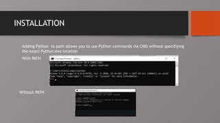 Python Programming Language General Intorduction PPT