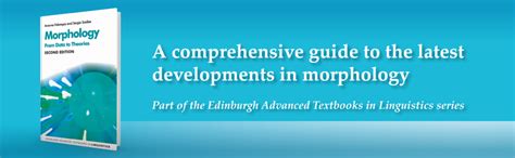 morphology from data to theories 2nd edition edinburgh advanced textbooks in linguistics
