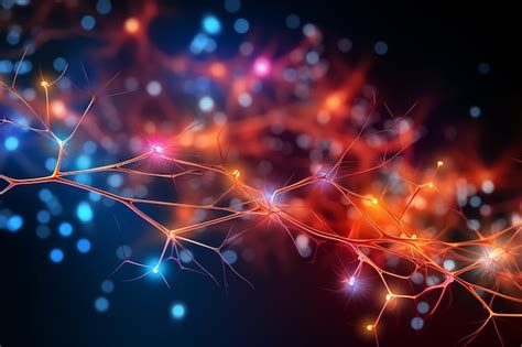 Premium Photo Neural Elegance Abstract Representation Of Brain Connectivity