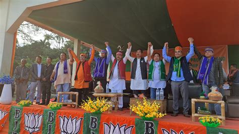 Bjp Mlas Sign Resolution Empowering Non Tribals In Meghalaya