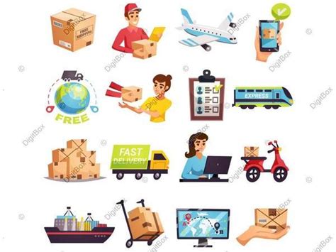 وکتور ارسال به سراسر کشور دیجیت باکس Digitbox