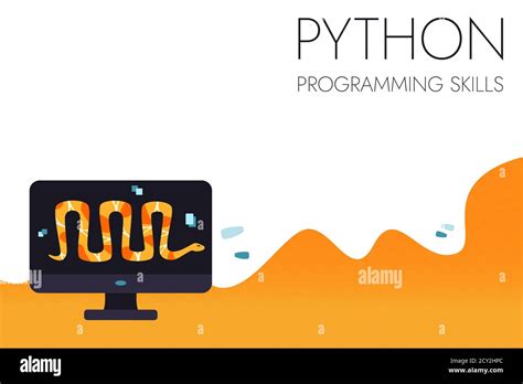 Python Code Language Sign Programming Coding And Developing Concept Stock Vector Image And Art