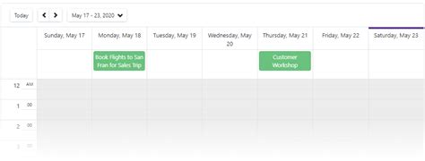 DxSchedulerWeekView Class Blazor DevExpress Documentation