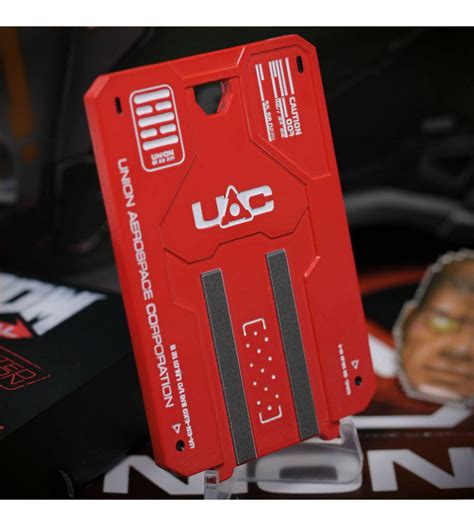 Doom Eternal Red Keycard Metal Replica Visiontoys