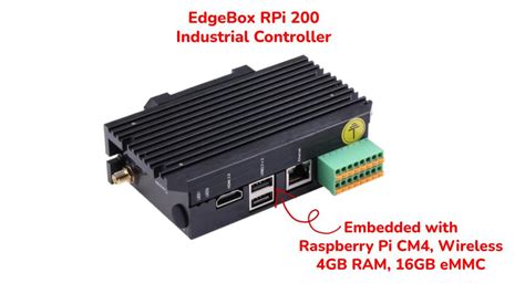 Edgebox Rpi 200 Industrial Edge Controller With Cm4