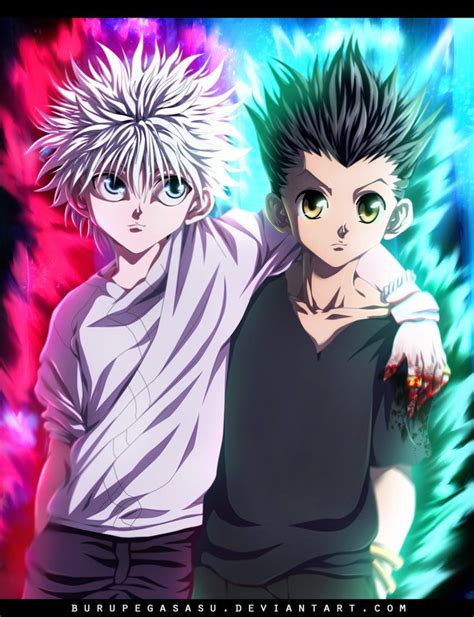 Hunter X Hunter Killua Gon Chica Anime Manga Otaku Anime Anime Guys