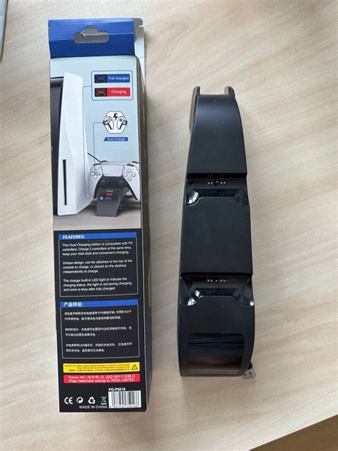 Ps5 Controller Charging Station Video Gaming Gaming Accessories Cables And Chargers On Carousell