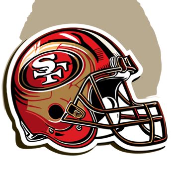 Sticker For San Francisco 49ers Nfl Helmet Wallpaper Clipart Vector