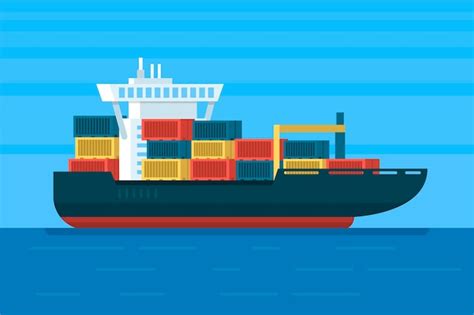 Free Vector Flat Design Import And Export Infographic Template