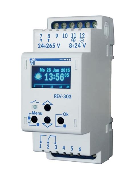 Novatek Electro Programmable Multifunctional Astronomical Timer Rev 303 220 240v Ac 8 24v Dc At