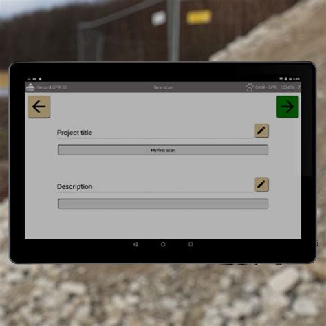 Okm Gepard Gpr App For Android Tablet Okm Detectors