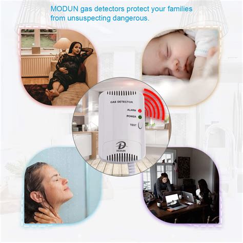 Buy Gas Alarm Detector LPG Natural Gas Coal Gas Leak Detector Methane Propane Butane Gas