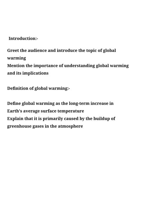 Solution Global Warming Presentation Studypool