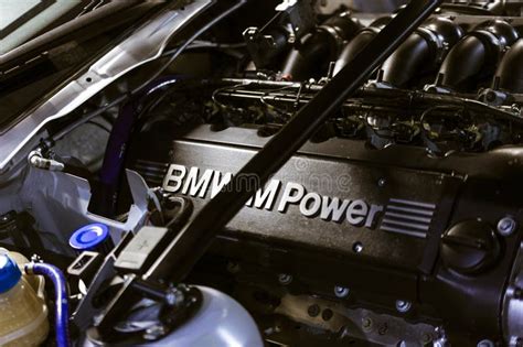 Bmw Engine With Performance Upgrades Editorial Photo Image Of Airflow