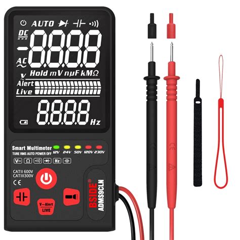 BSIDE ADMS CLN Dual Mode Intelligent Automatic Digital Multimeter AC DC Voltage Resistance