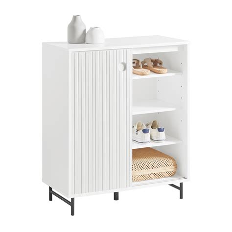 Sobuy Schuhschrank Küchenschrank Sideboard Kommode Weiß Fsb62 W Kaufen