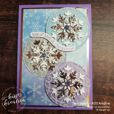 Jacquard Effect Stitched Shapes Using The Plush Poinsettia Speciality Designer Series Paper From