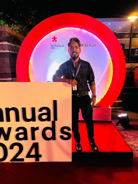 Attended Annual Award Function 2024 At Zensar Technologies With Dnyaneshwar Panzade And Tejas