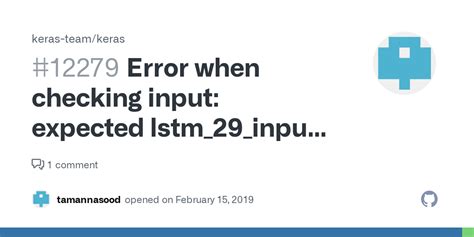 Error When Checking Input Expected Lstm Input To Have Shape None