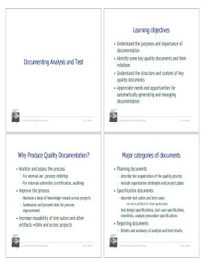 Fillable Online Ix Cs Uoregon Why Produce Quality Documentation Major