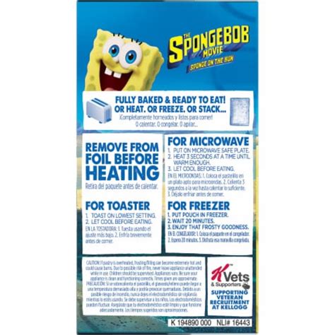 Spongebob Squarepants Pop Tarts Breakfast Toaster Pastries Sea Berry 203 Oz Frys Food Stores