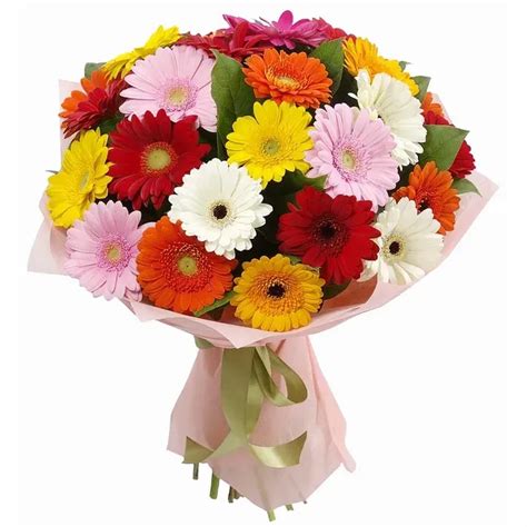 Assorted Gerbera Bouquet New York Florist Flordel Llc Local Flower