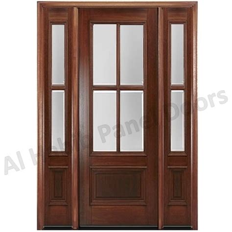 Wood Interior Door With Glass Hpd175 Glass Panel Doors Al Habib