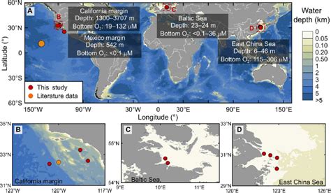 Pore Water Sampling Stations A An Overview Of All The Stations With Download Scientific