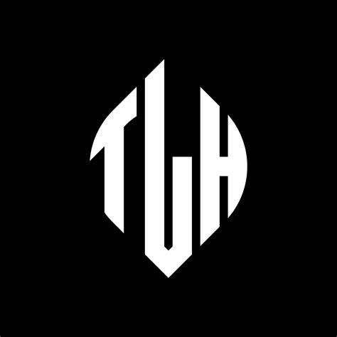 Tlh Circle Letter Logo Design With Circle And Ellipse Shape Tlh