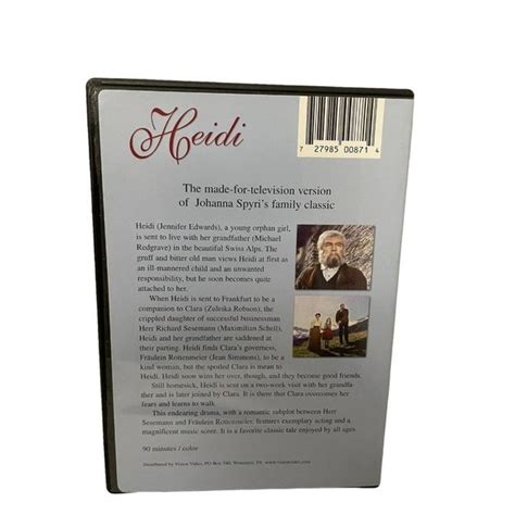 Media Heidi Maximilian Schell Jean Simmons Michael Redgrave Jennifer