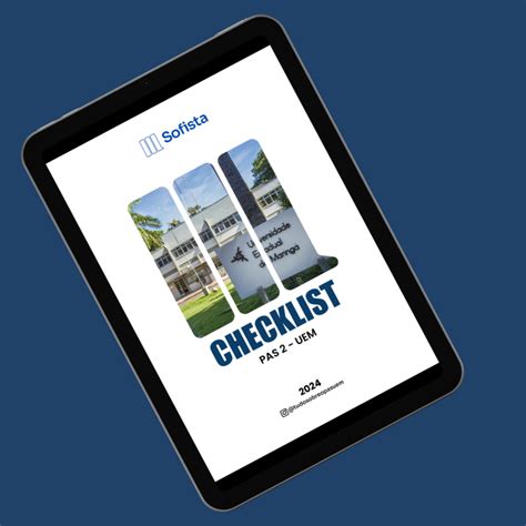 Checklist Pas Uem 2 Sofista