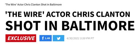 Simple Truth Television Actor Chris Clanton Shot At 35