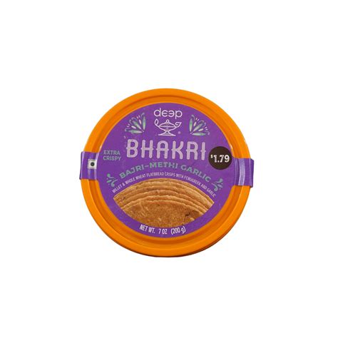 Deep Bhakri Methi Garlic 7oz Jaldi