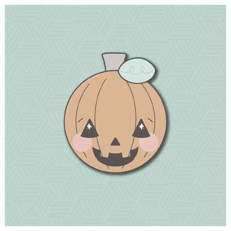Chibi Pumpkin Cookie Cutter Sweetleigh
