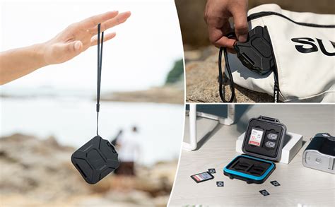 JJC Slots Portable SD Micro SD Memory Card Case Water Resistant And Anti Shock SD MSD TF