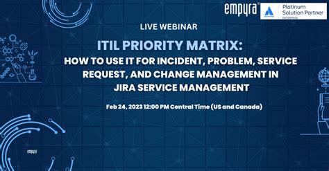 Dr Jira On Linkedin Welcome You Are Invited To Join A Webinar Itil