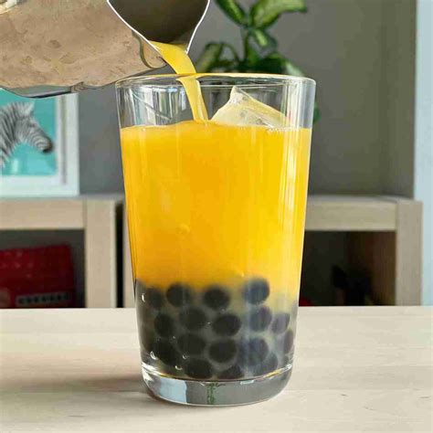 Passion Fruit Boba Recipe With Green Tea Honest Food Talks