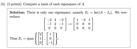Linear Algebra What Are The Steps To Find An Eigenbasis Mathematics Stack Exchange