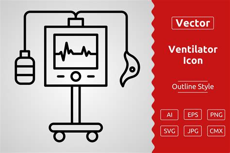 Vector Ventilator Outline Icon Design Graphic By Muhammad Atiq