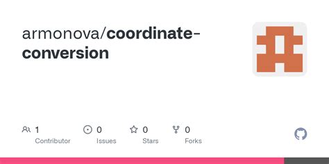 Github Armonovacoordinate Conversion