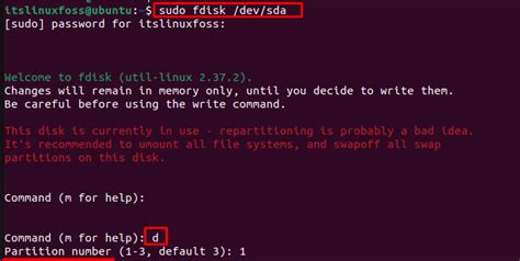 Fdisk Command In Linux Explained Its Linux Foss